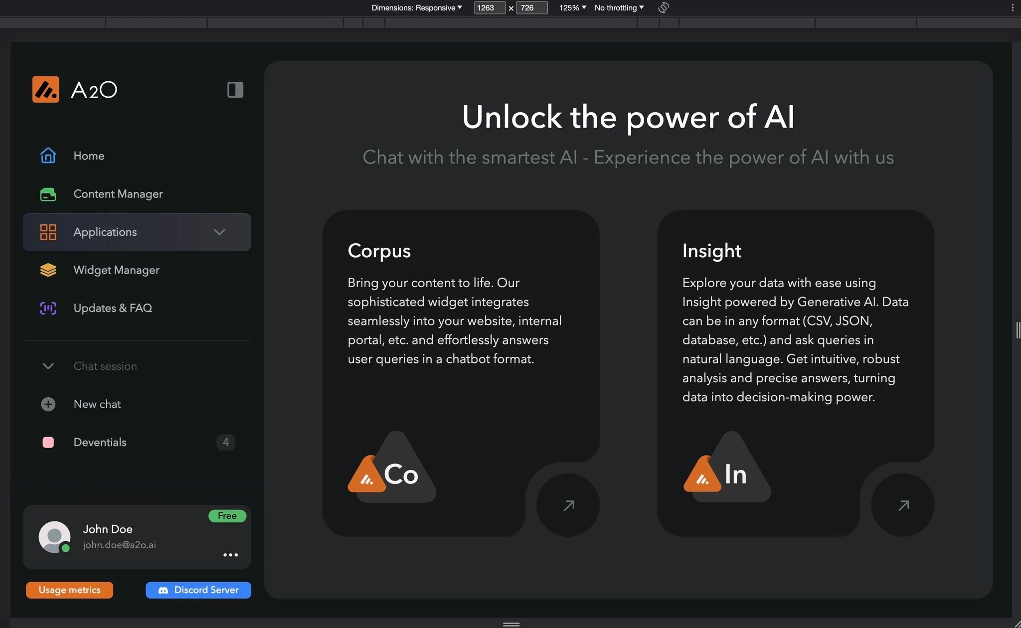 A2O: Generative AI Solutions for Enterprise Content & Data