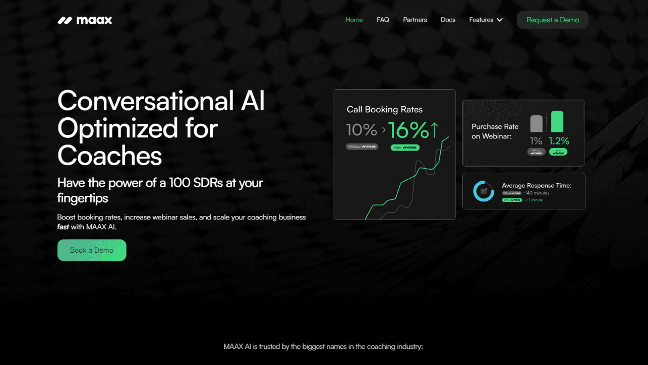 Maax.ai: Custom AI Chatbot for Coaches and Influencers