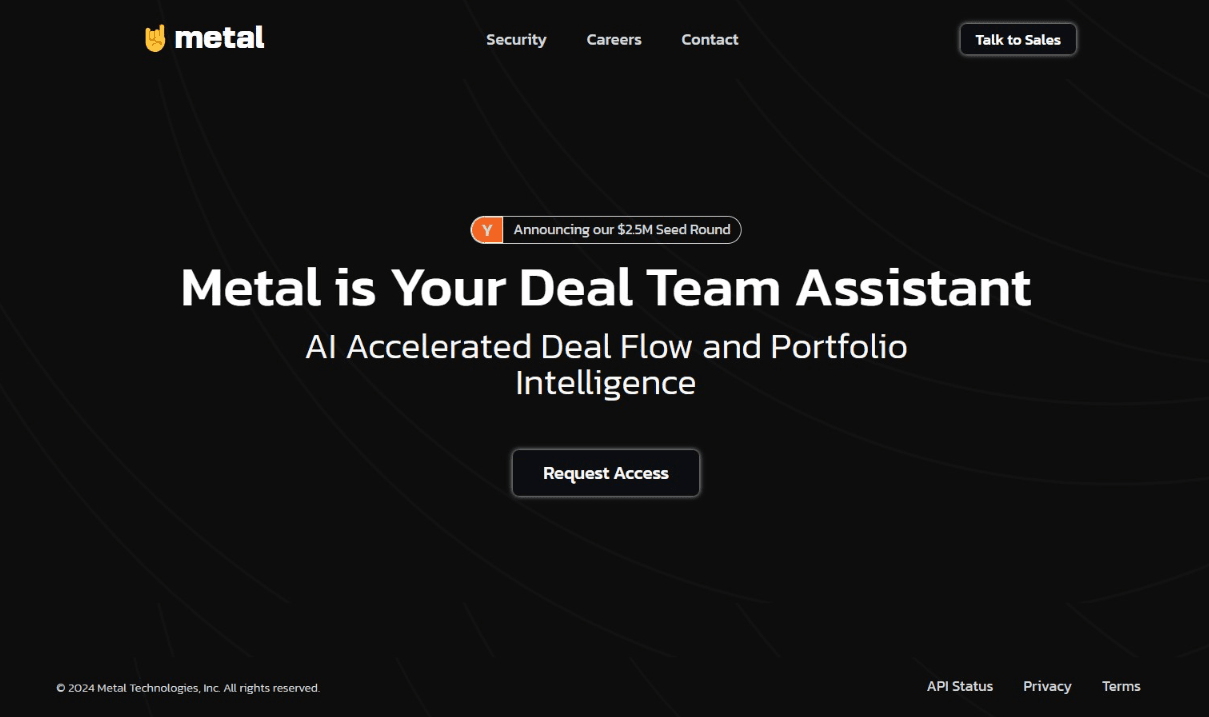Metal: AI-Driven Tools for Financial Analysis