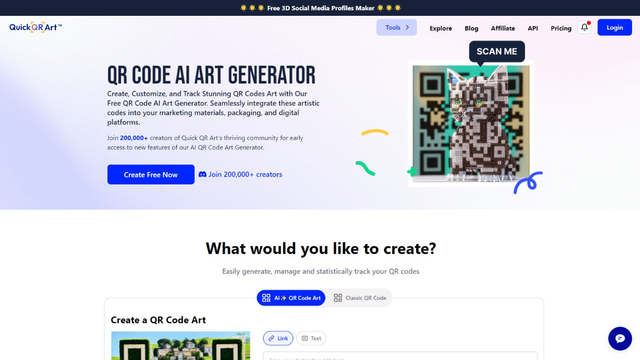 Quick QR Art: AI-Generated Artistic QR Code Creator