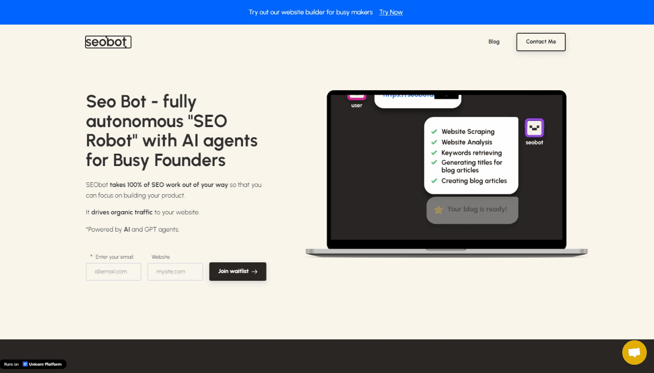 SEO Bot AI: Autonomous SEO Optimization
