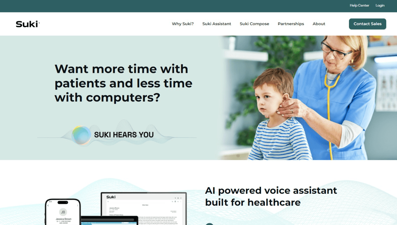 Suki AI: Voice Assistant for Healthcare