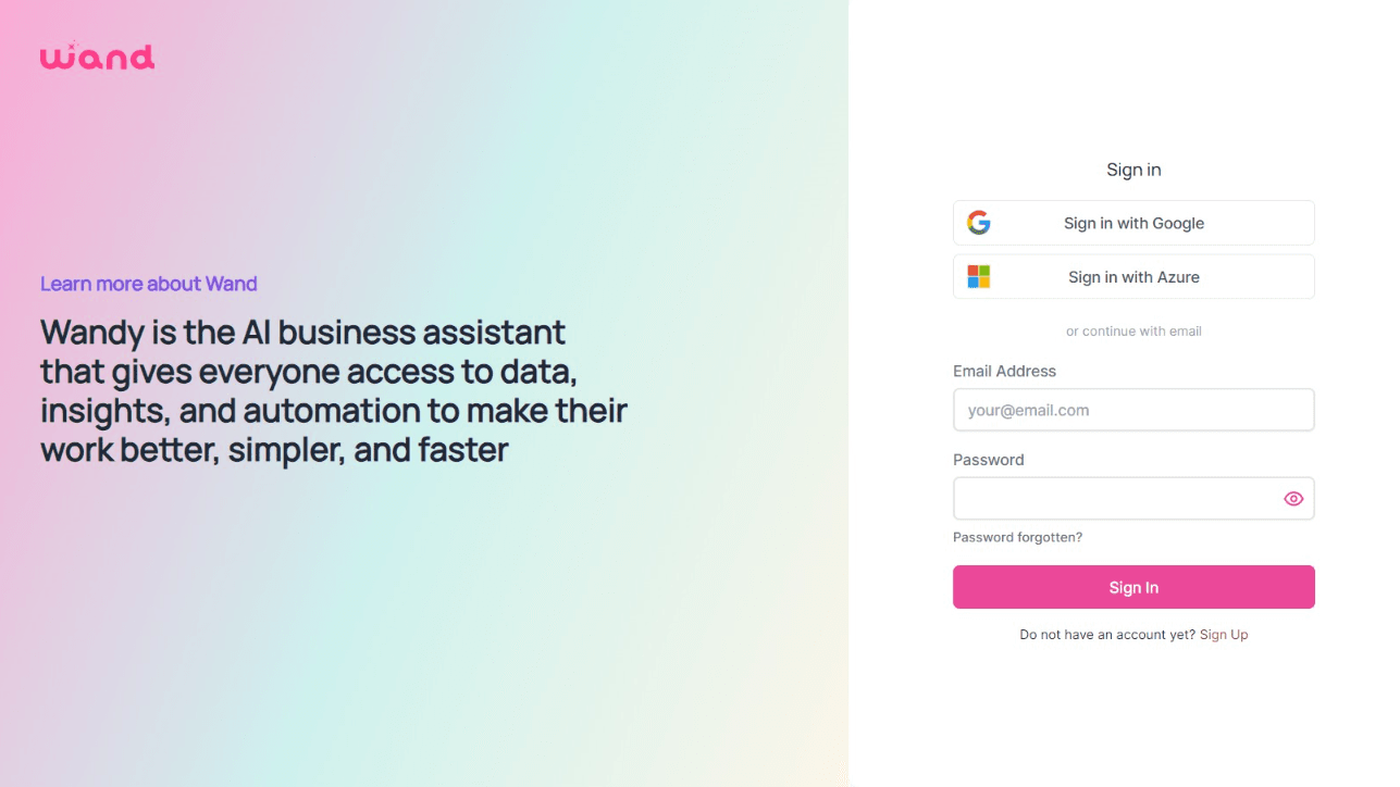 Wand AI: No-Code Platform for AI-Enabled Enterprises