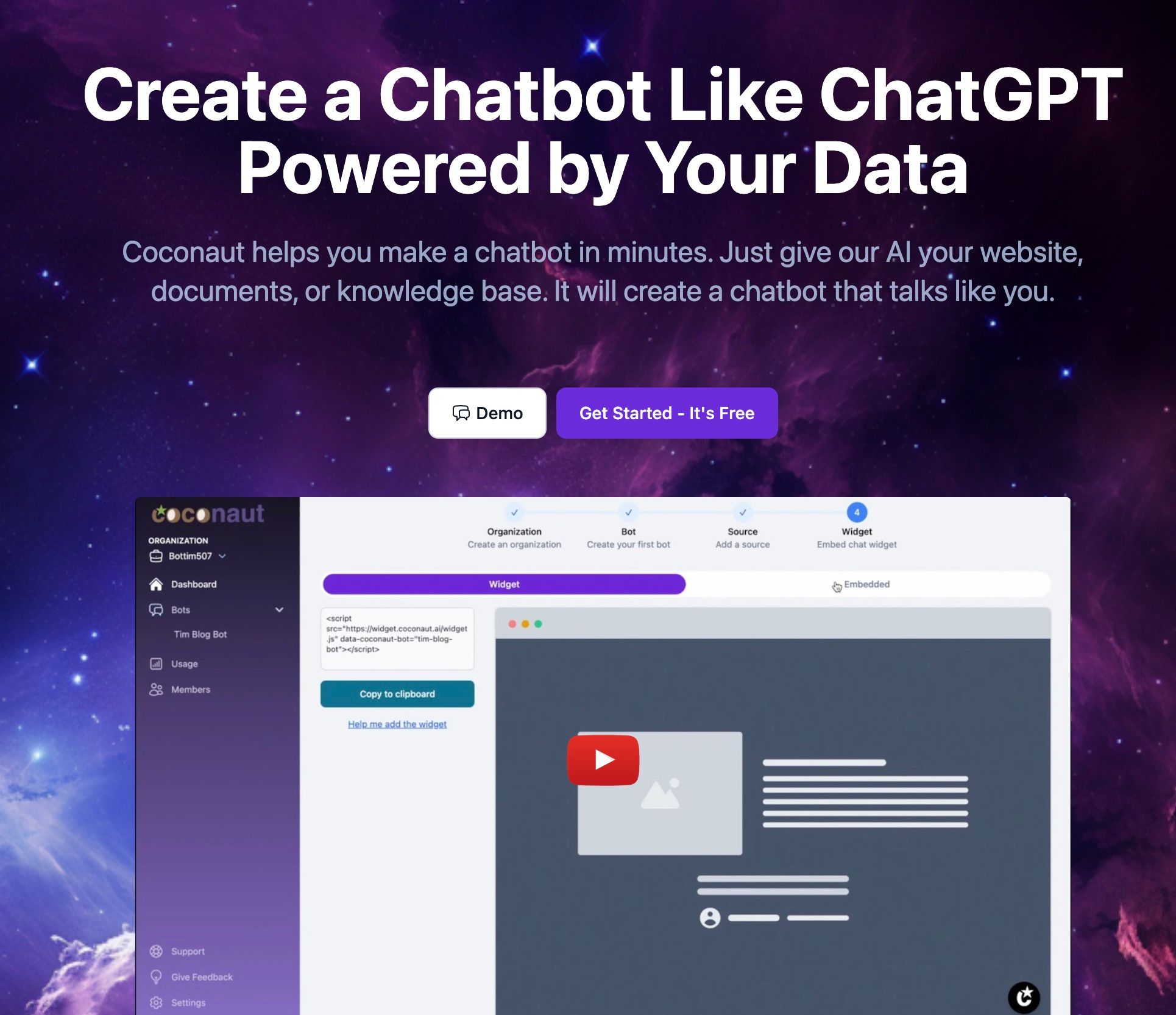 Coconaut.ai: Personalize Your Chatbot with AI